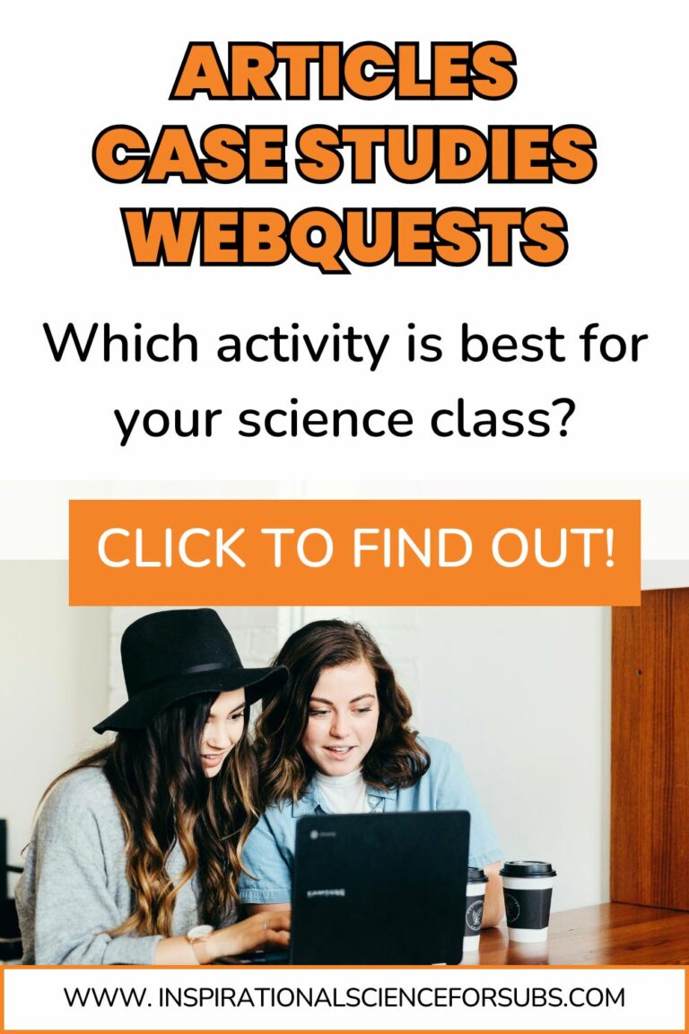 Articles vs Case Studies vs WebQuests: Which is Best for Your Science ...